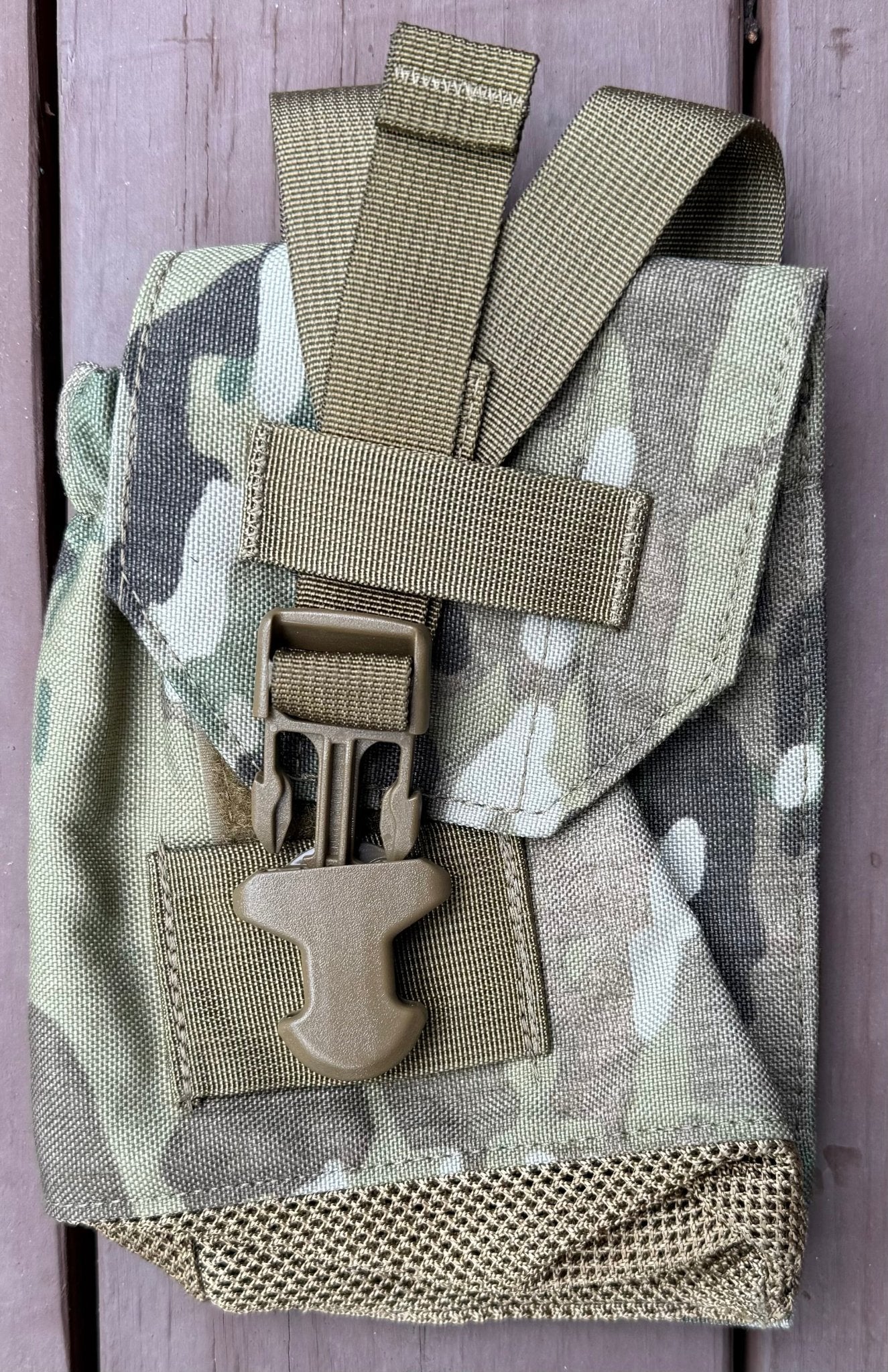 US OCP Molle II Canteen Pouch with Mesh Bottom Mint