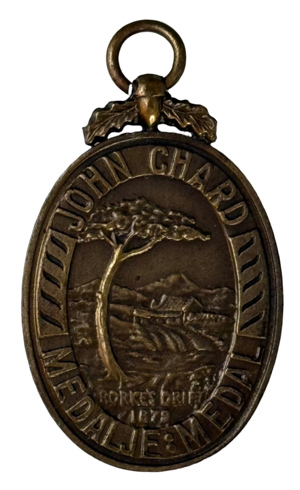 South Africa (SADF) John Chard Medal w Royal Cypher on Coat of Arms MM ...