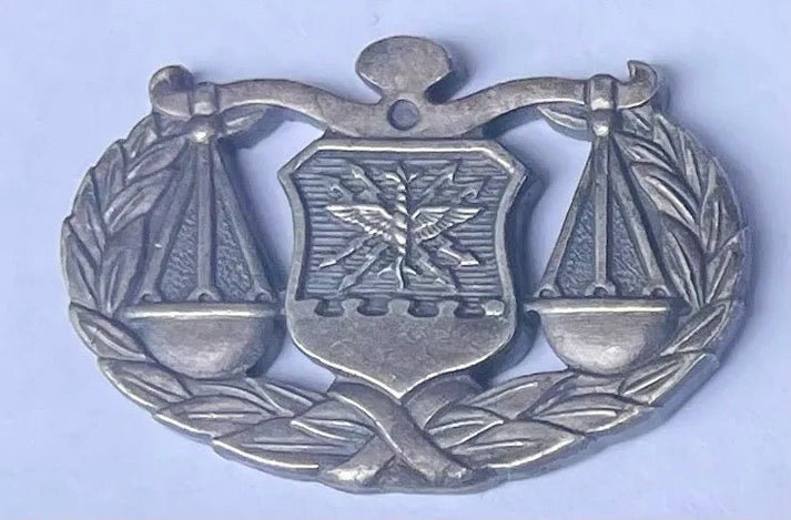 USAF Judge Advocate General Badge Hallmarked G23