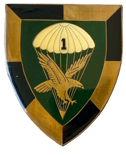 SADF 1 Parachute Battalion Arm Flash 2nd Issue with Gold